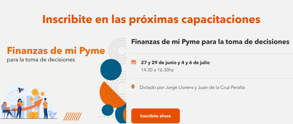 Taller | Finanzas de mi Pyme para la toma de decisiones Te esperamos en esta capacitación de ...